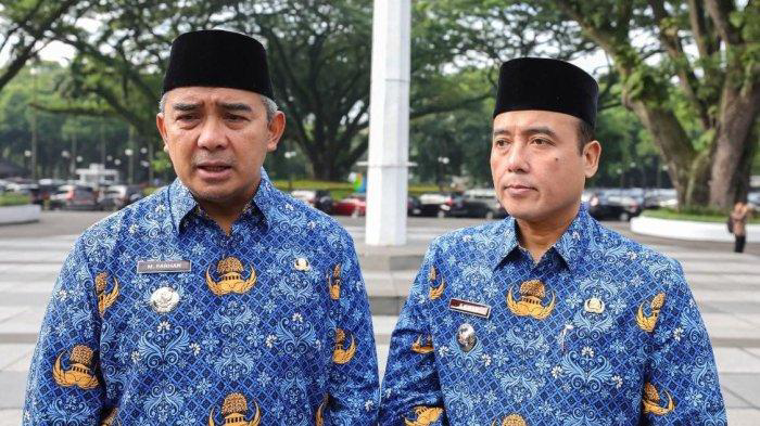 Wali Kota Bandung Muhammad Farhan dan Wakil Wali Kota Bandung Erwin